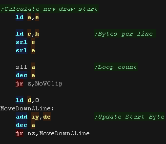 Simple sample code on a variety of Z80 machines